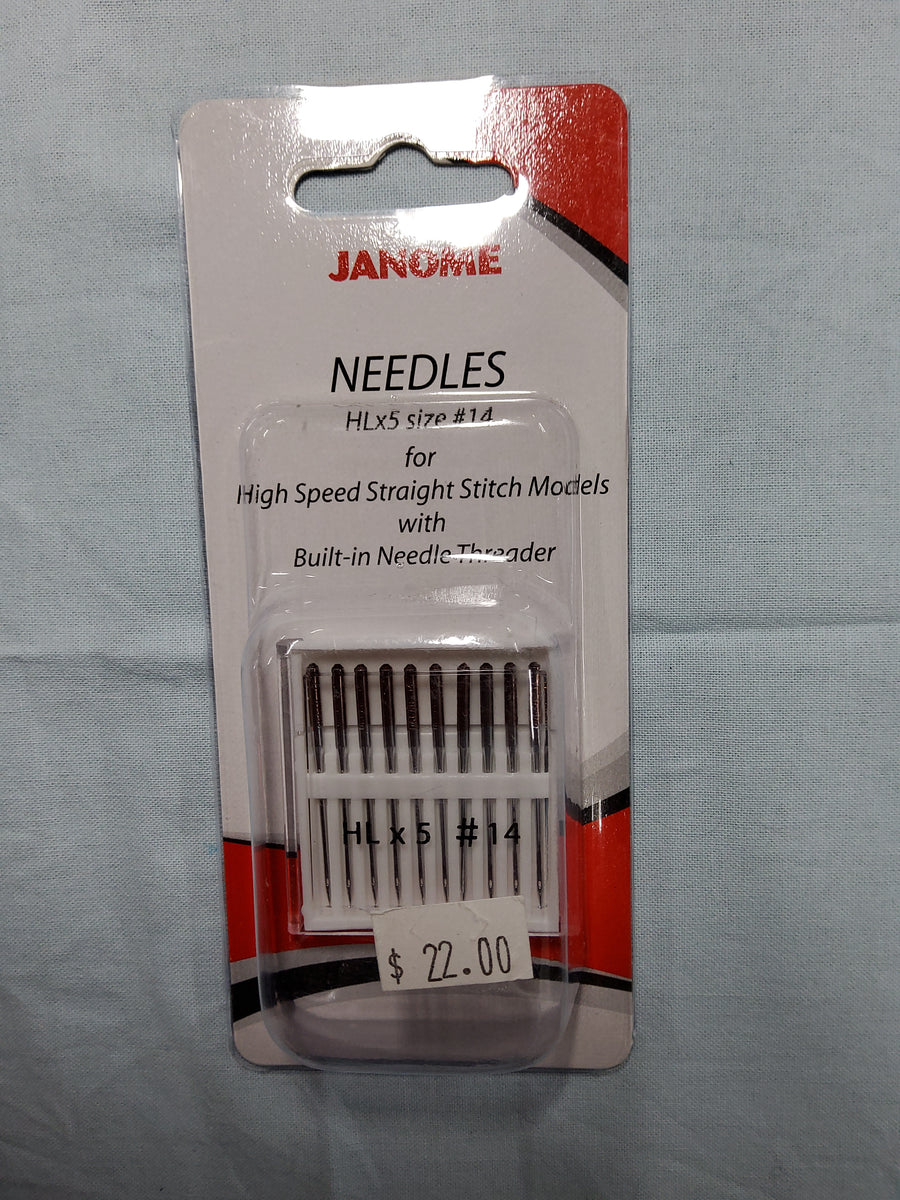 Janome High Speed Straight Stitch Needles – Know-How Sewing Essentials