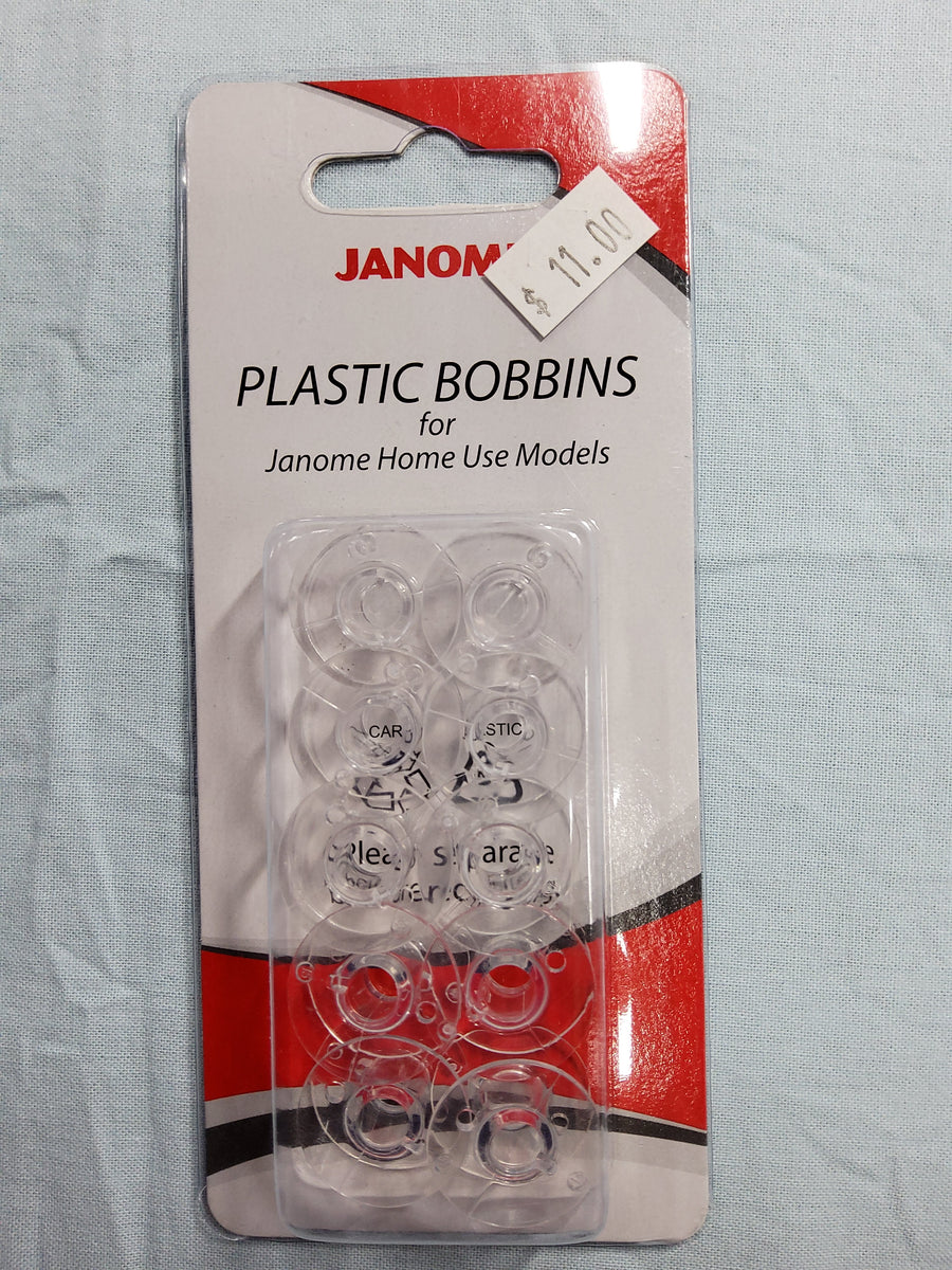 Janome Plastic Bobbins Pack of 10 – Know-How Sewing Essentials