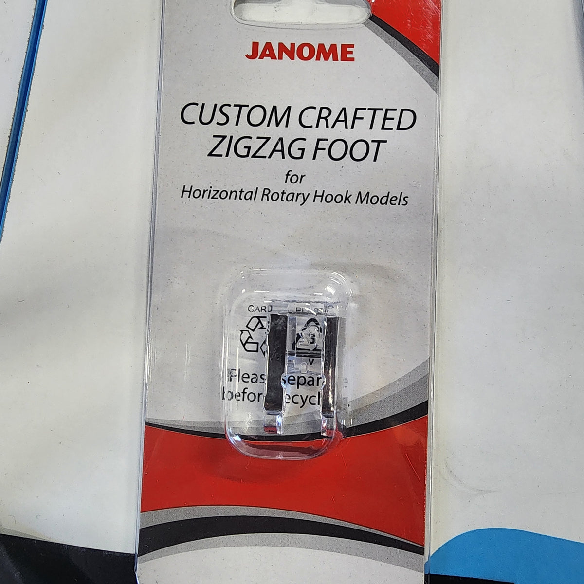 Janome Zigzag Foot F2 5.5mm – Know-How Sewing Essentials